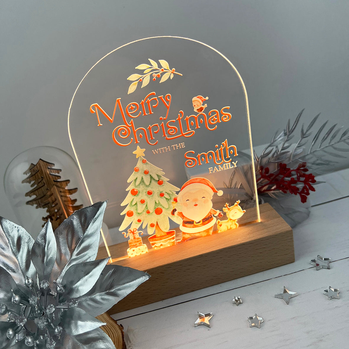 Jingle Bells Santa Night Light – Colour and Spice Pty Ltd