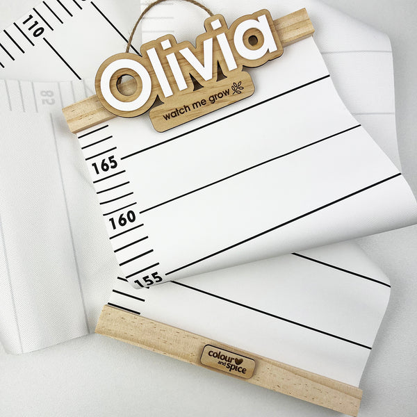 Personalised Height Chart - Colour and Spice Pty Ltd