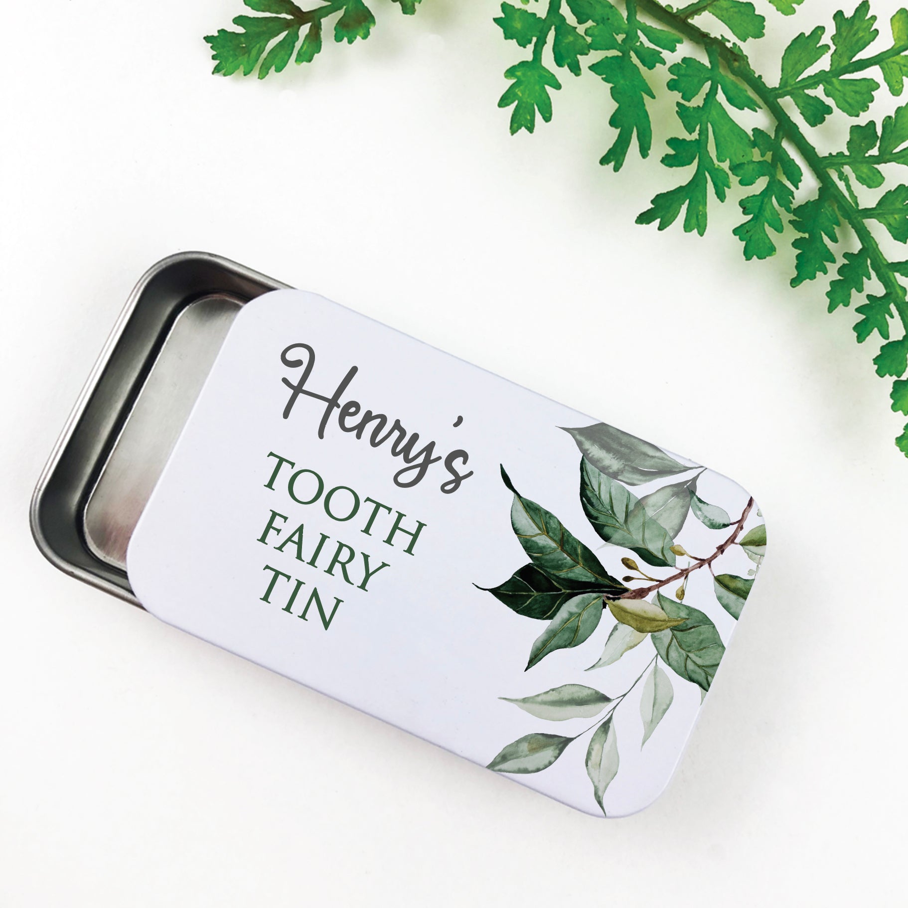 Rainforest Tooth Fairy/Haircut Tin - Colour and Spice Pty Ltd