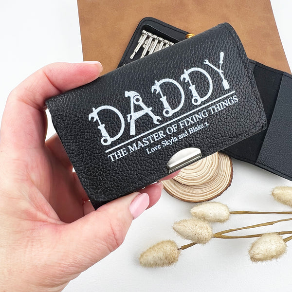 Personalised 25 Piece Leather Screwdriver Tool Kit - Colour and Spice ...