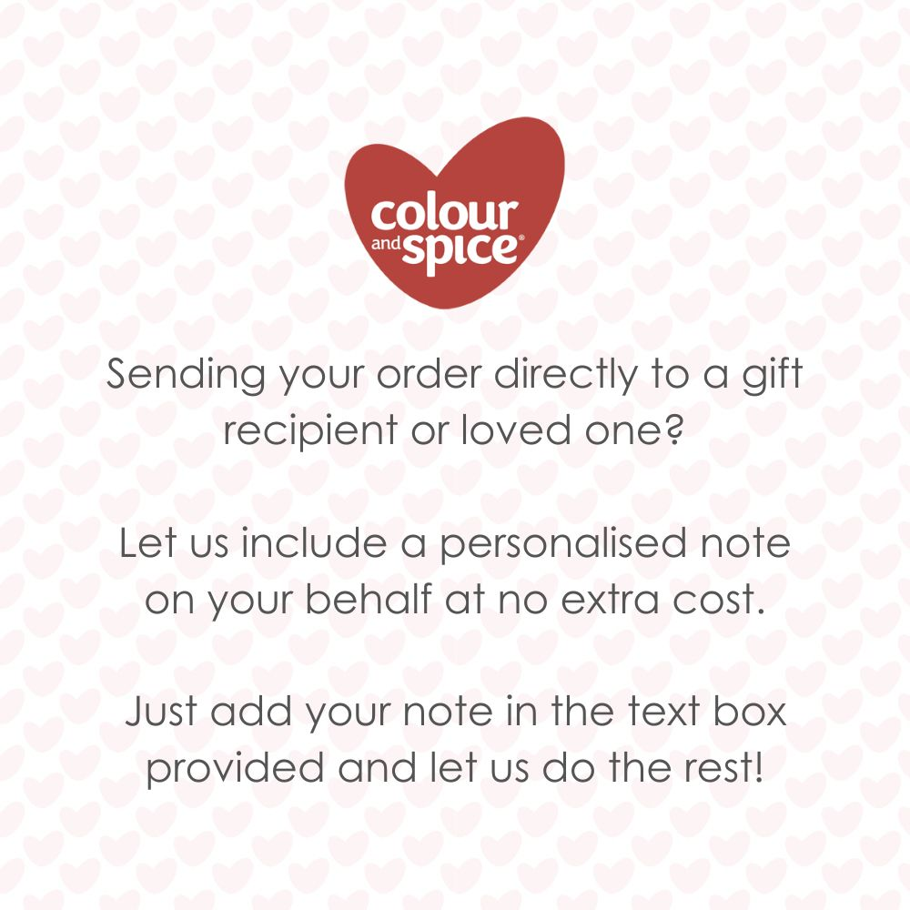 Sending directly to a gift recipient or loved one? – Colour and Spice ...