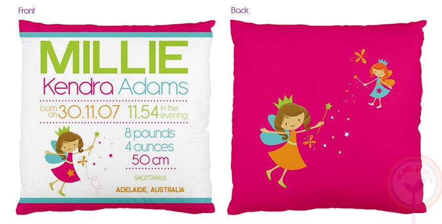 Millie Birth Chart Cushion – Colour and Spice Pty Ltd