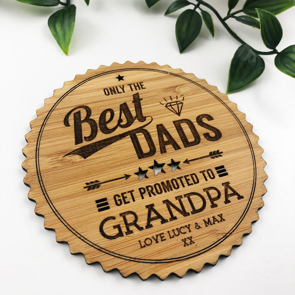 Only The Best Dads Drink Coaster – Colour and Spice Pty Ltd