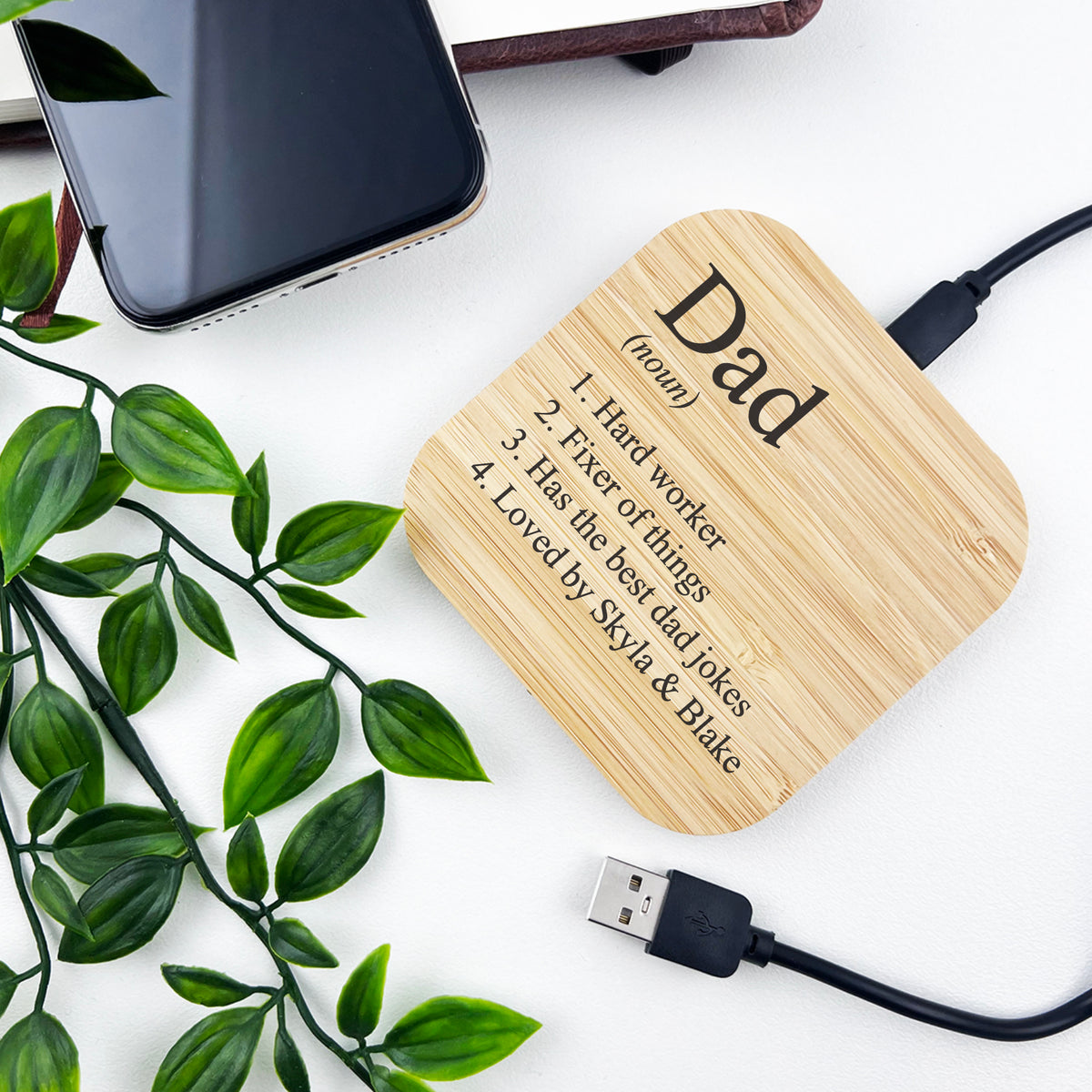 Dictionary Name Wireless Mobile Phone Charger – Colour and Spice Pty Ltd