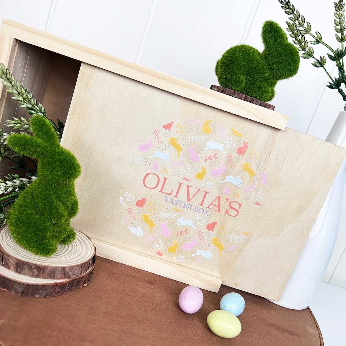 Personalised Easter Icons Keepsake Box - Colour and Spice Pty Ltd