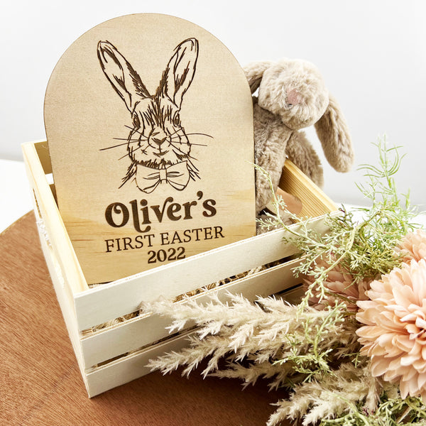 Personalised First Easter Vintage Arch - Bunny - Colour and Spice Pty Ltd