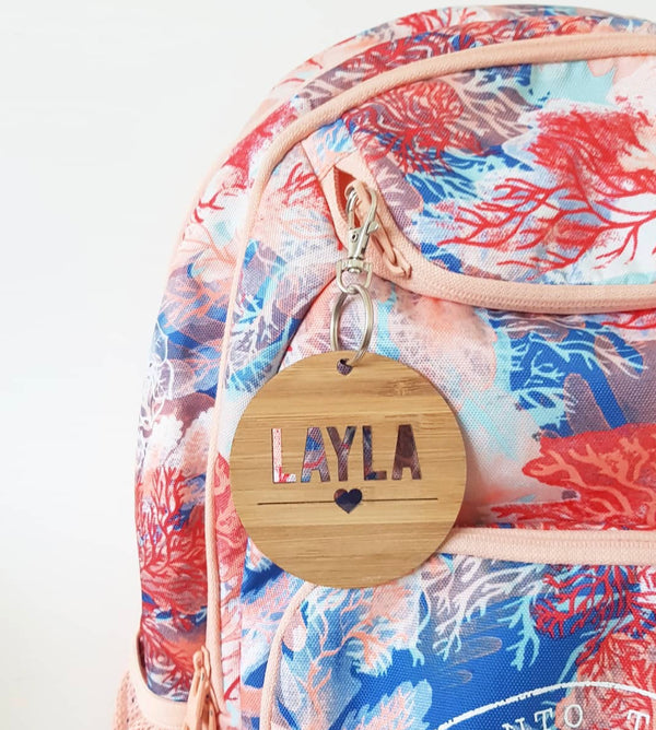 Round Personalised Bag Tag - Colour and Spice Pty Ltd