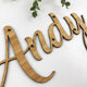 Cursive Name Plaque (with cut outs) – Colour and Spice Pty Ltd
